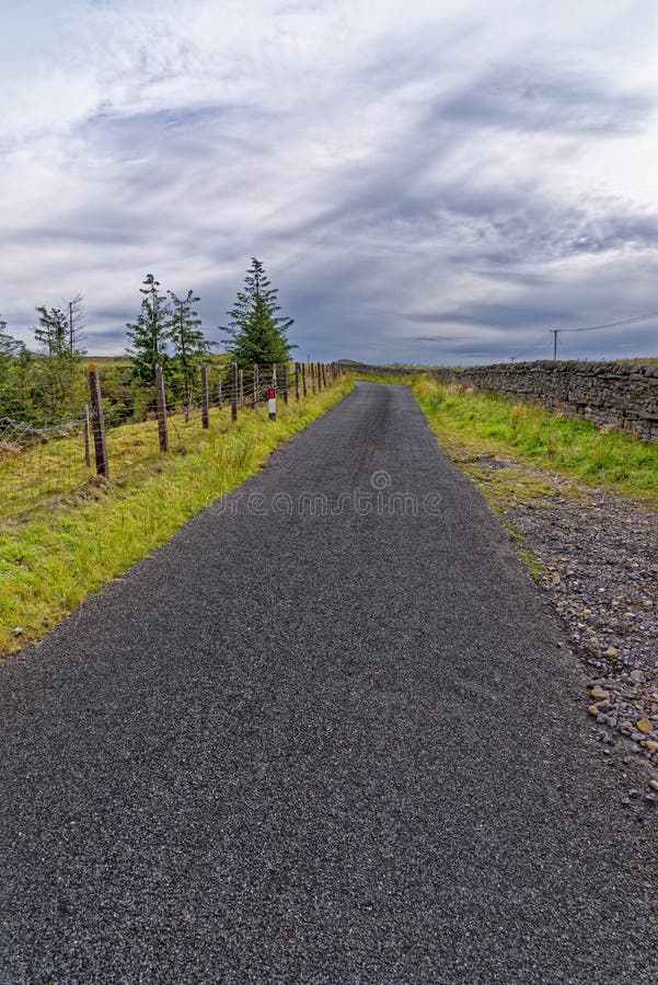 Typical Empty British Country Lane Stock Photo - Image of landscape ...