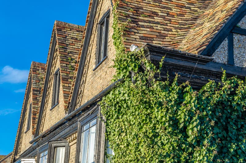 Typical English Architecture in a Village Stock Photo - Image of united ...