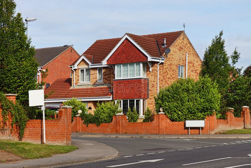 Typical english house stock image. Image of suburban - 28767963