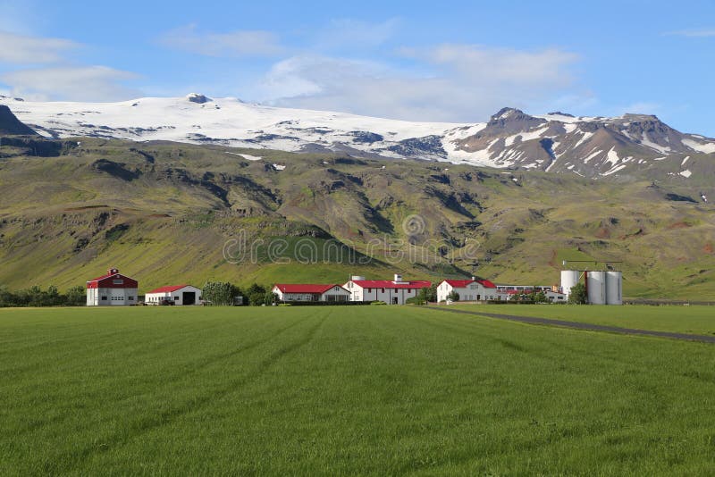 Typical farm in Iceland stock photo. Image of barn, icelandic - 74038336