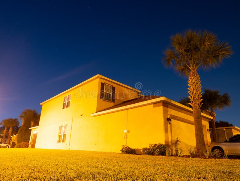 A typical Florida house stock photo. Image of landscape - 142647784
