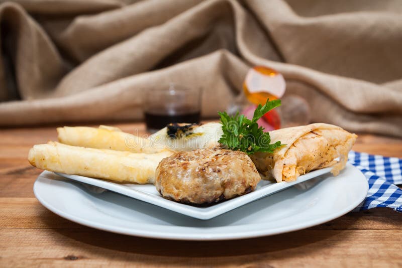 Typical Food and Fresh Moroccan Stock Photo - Image of bistella ...