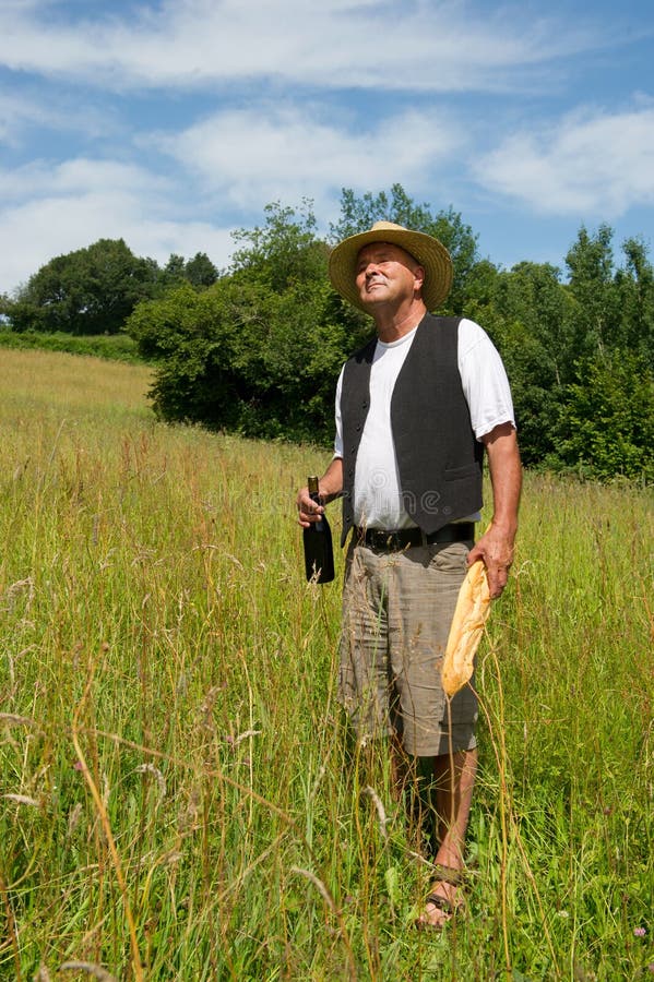 Typical French man stock image. Image of elderly, french - 25750509