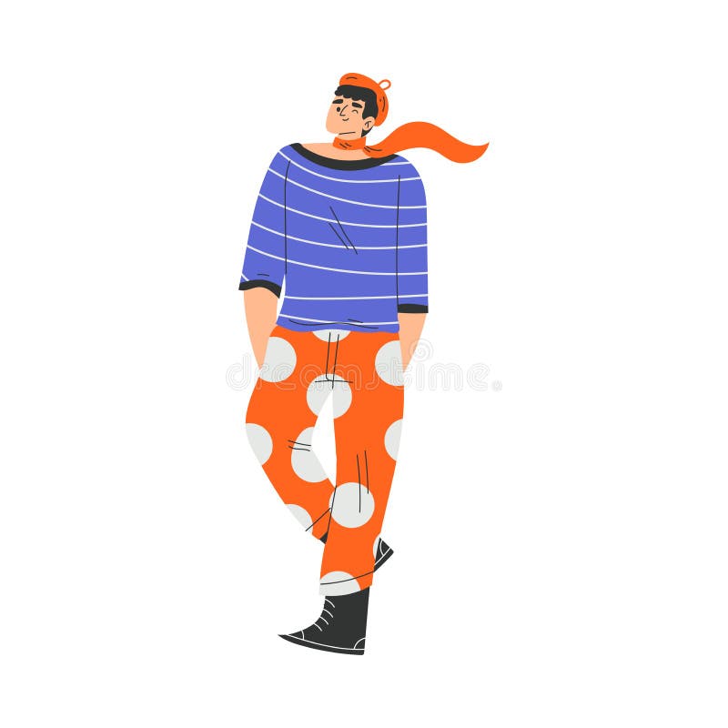 Typical French European. Frenchman with a Mustache Stock Vector ... Typical French European. Frenchman with a Mustache Stock Vector ...