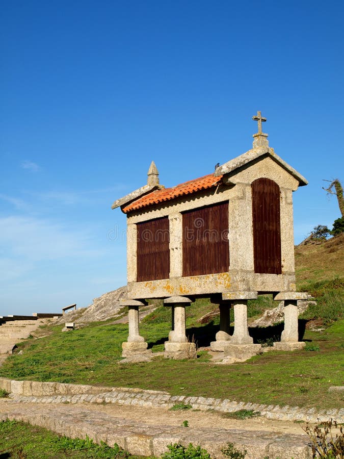 Typical Galician Horreo stock photo. Image of granary - 7484040