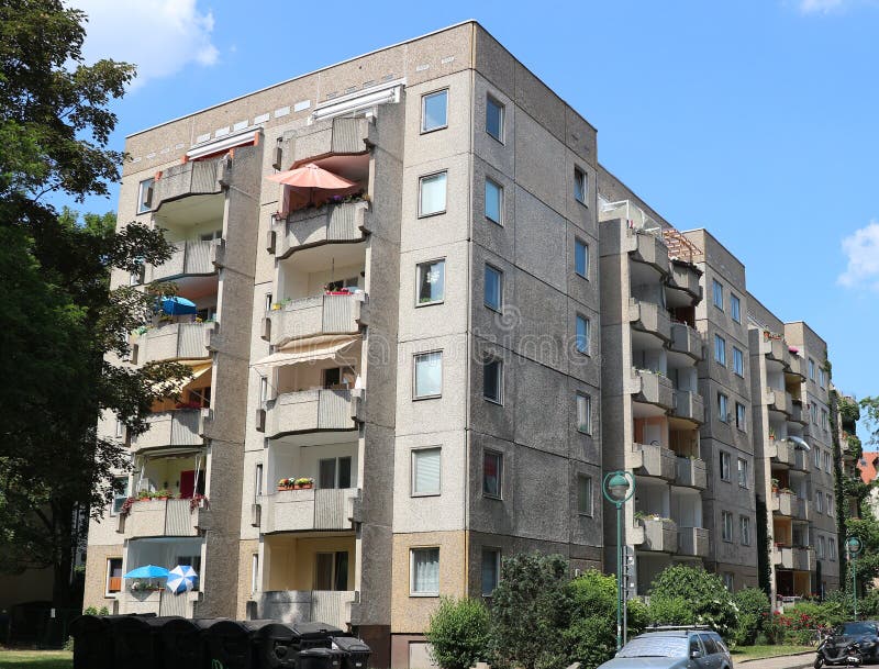 Typical gdr architecture stock photo. Image of building - 137038390