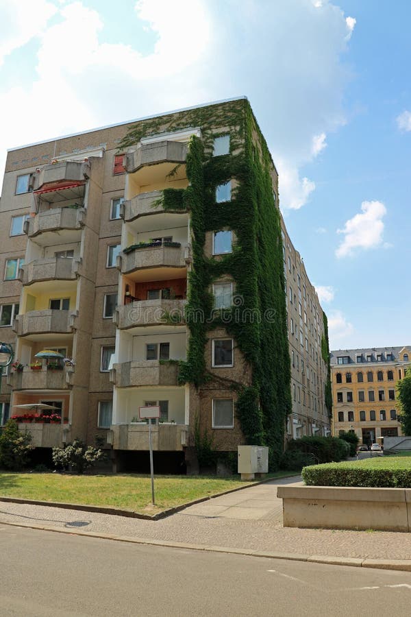 Typical gdr architecture stock photo. Image of european - 137038398