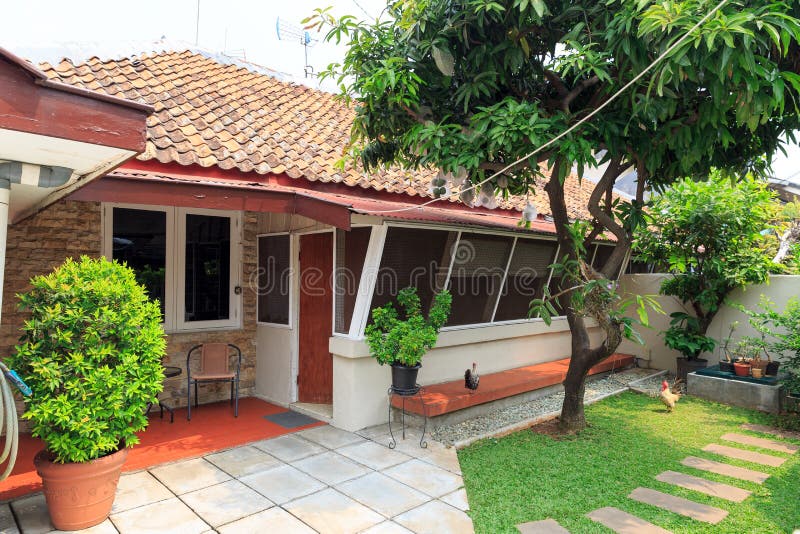 House in Jakarta stock photo. Image of real, outdoor - 160820010