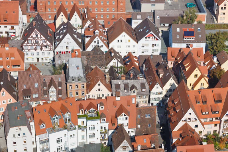 Typical German City stock photo. Image of building, architecture - 21484880