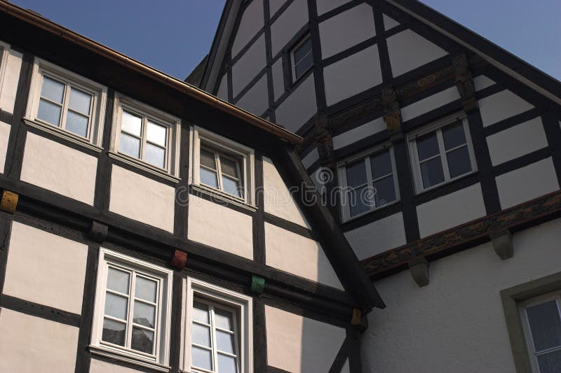 Typical German Houses stock image. Image of germany, historical - 1102185