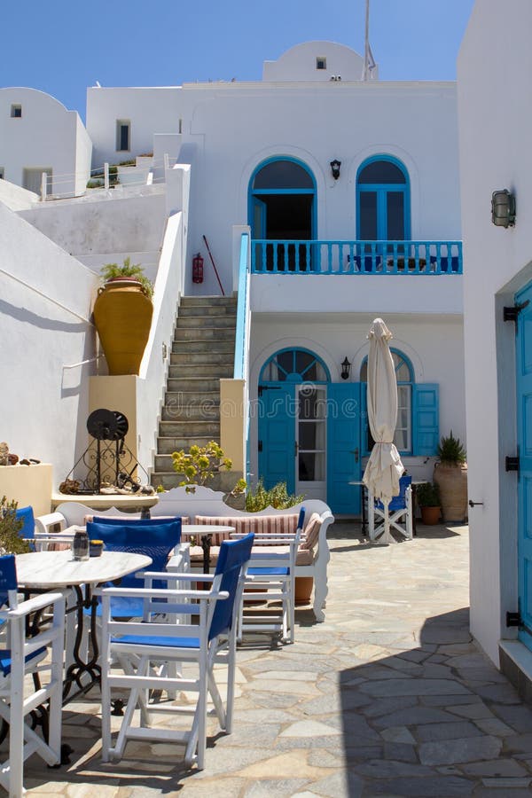 Santorini island, Greece stock photo. Image of mosque - 99620814