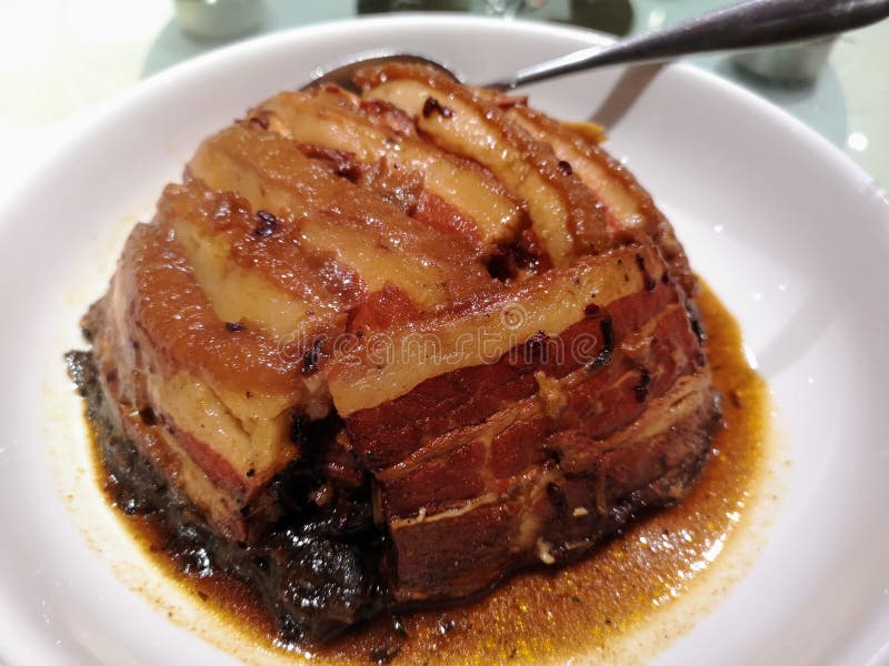 Typical Hakka Dish, Moy Chou Niouk. Stock Image - Image of hakka ...