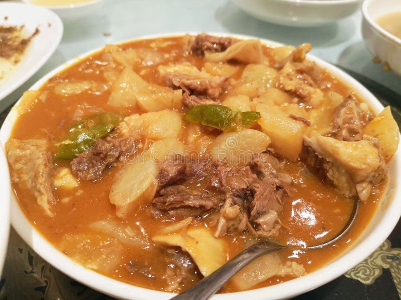 Typical Hakka Dish: Turnip with Beef. Stock Image - Image of meat, food ...