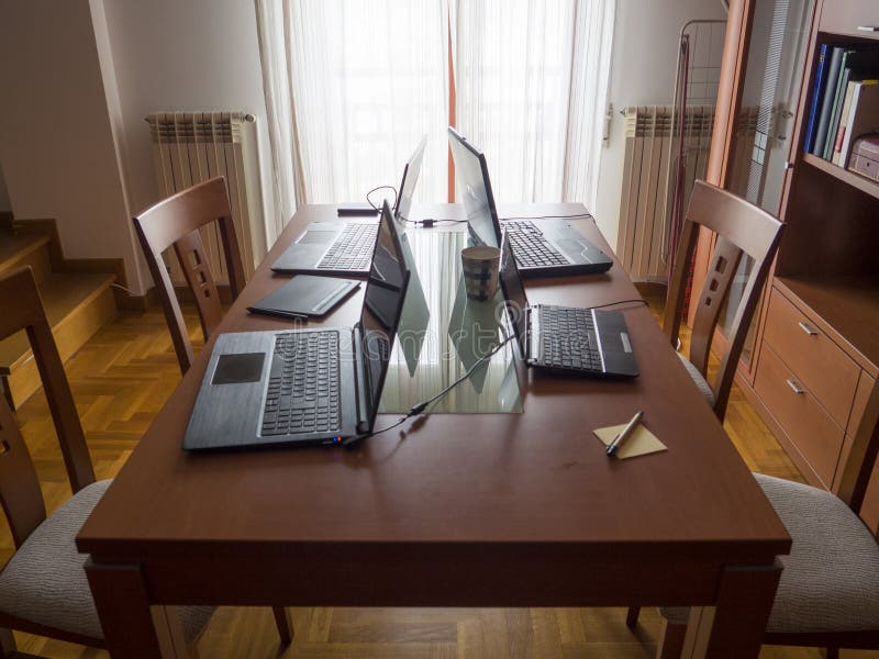 Typical Home Working Place, Especially with the Coronavirus Quarantine ...