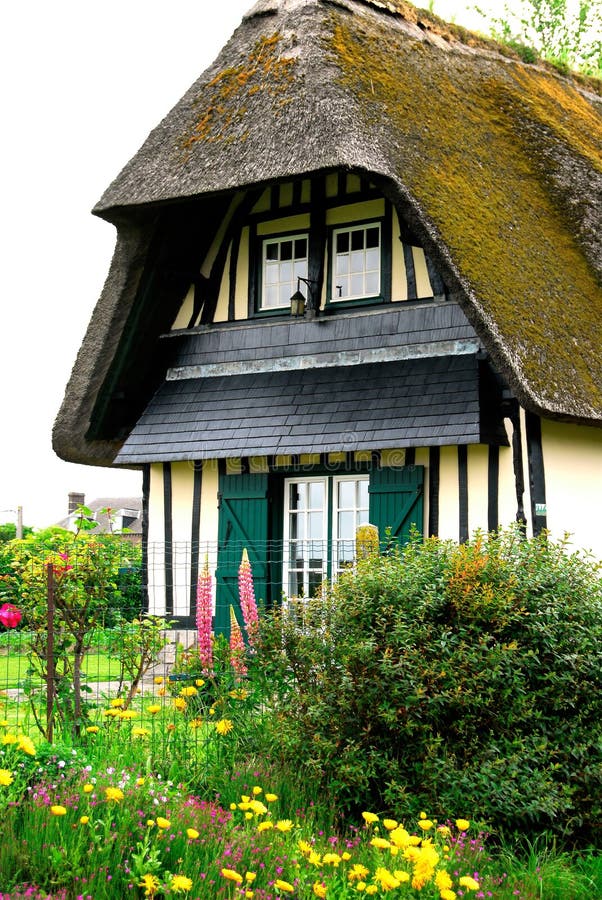Typical house in brittany stock image. Image of city - 145302467