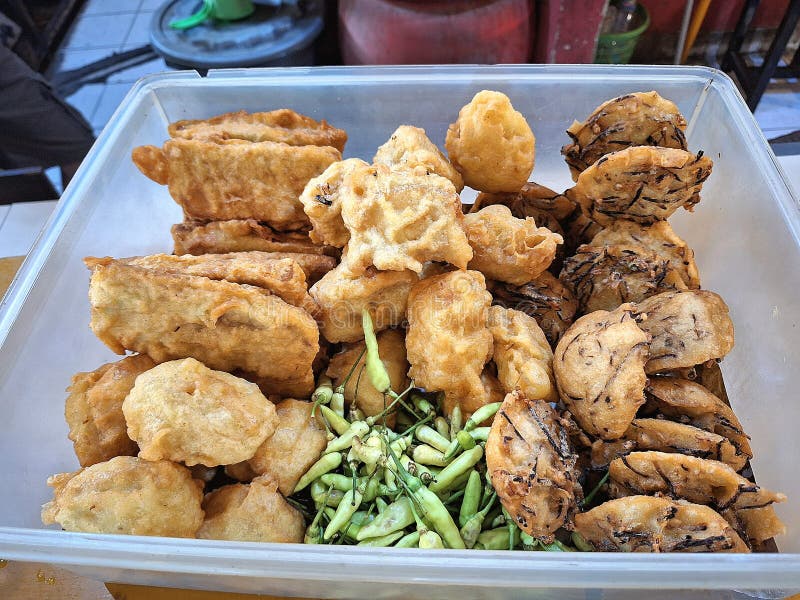 Typical Indonesian Fried Snacks are Often Used As Ramadhan Takjil Stock ...