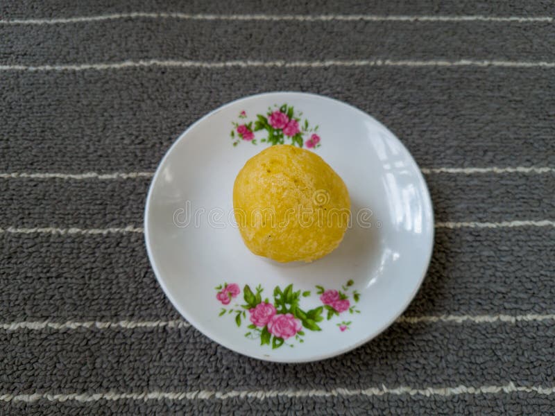 A Typical Indonesian Snack Made from Fried Cassava Called Jemblem Stock ...