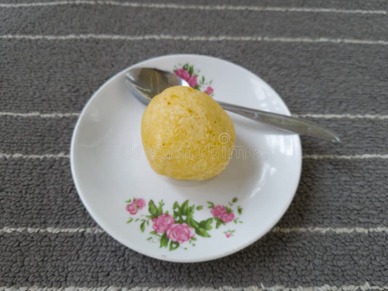 A Typical Indonesian Snack Made from Fried Cassava Called Jemblem Stock ...