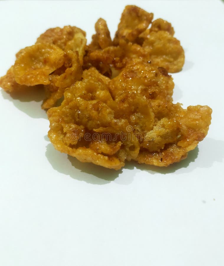 Typical Indonesian Snacks, Spicy Fried Chips Stock Photo - Image of ...