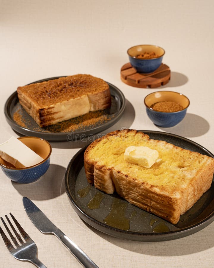 Typical Indonesian Steamed Bread and Toast with Various Fillings Stock ...