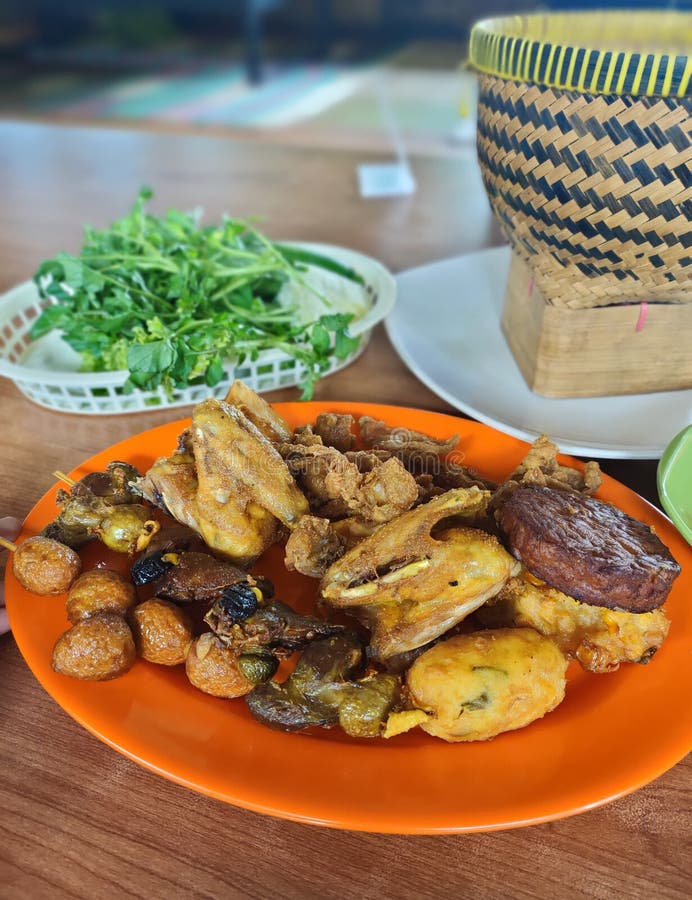 Typical Indonesian Steamed Bread and Toast with Various Fillings Stock ...