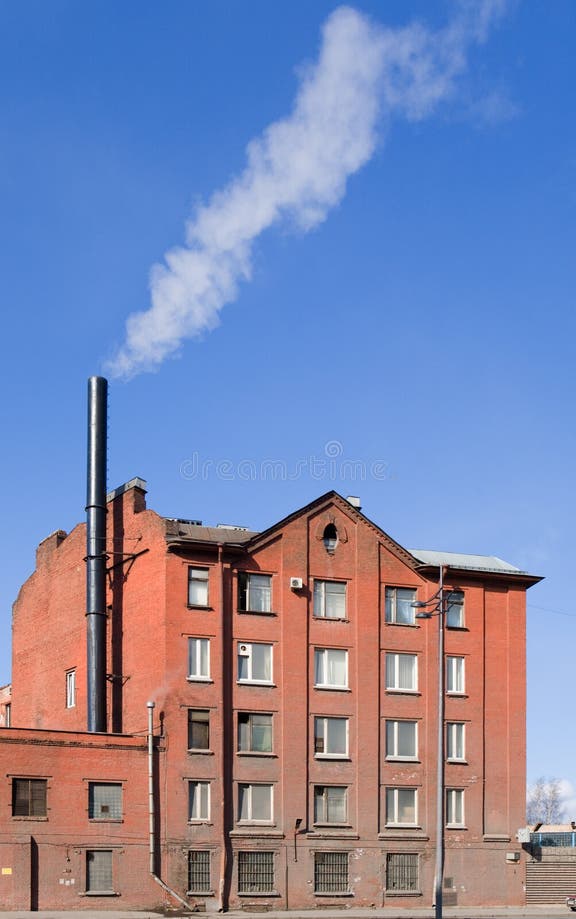 Typical Industrial Building Stock Image - Image of fuel, exterior: 4713039