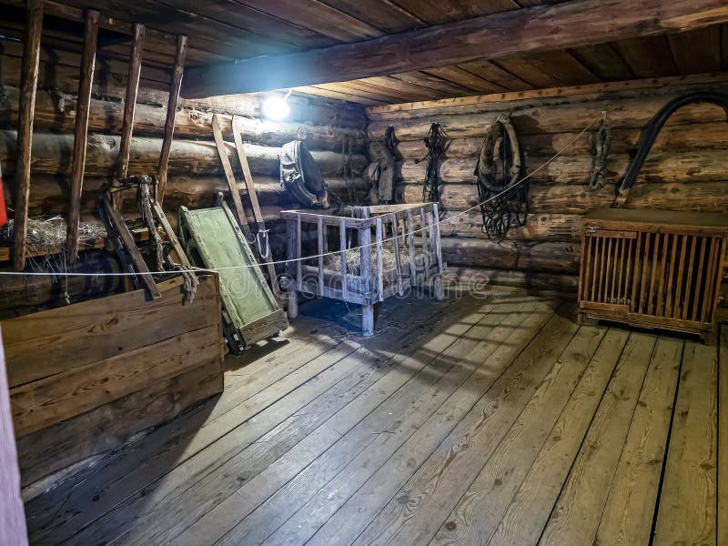 Interior View Of Wooden House Picture. Image: 84955381