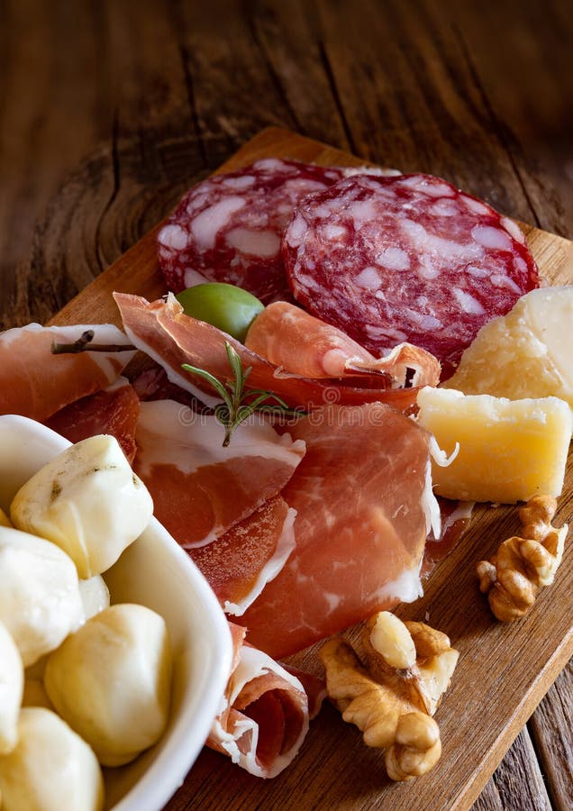 Typical Italian Antipasto Platter Stock Image - Image of typical ...