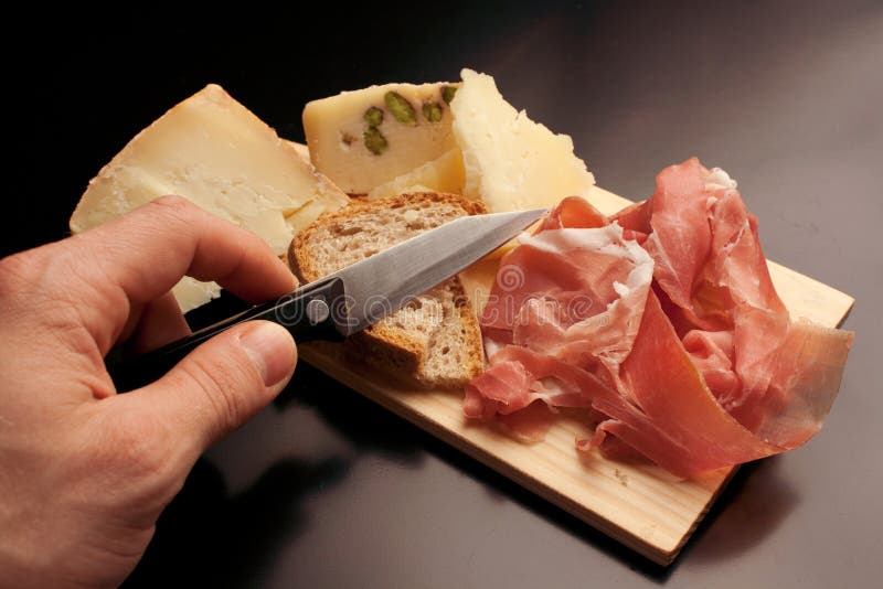 Italian Tagliere - Appetizer Stock Photo - Image of dinner, italian ...