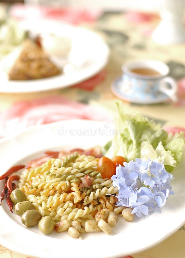 Typical Italian dish stock image. Image of garnish, dish - 62189557