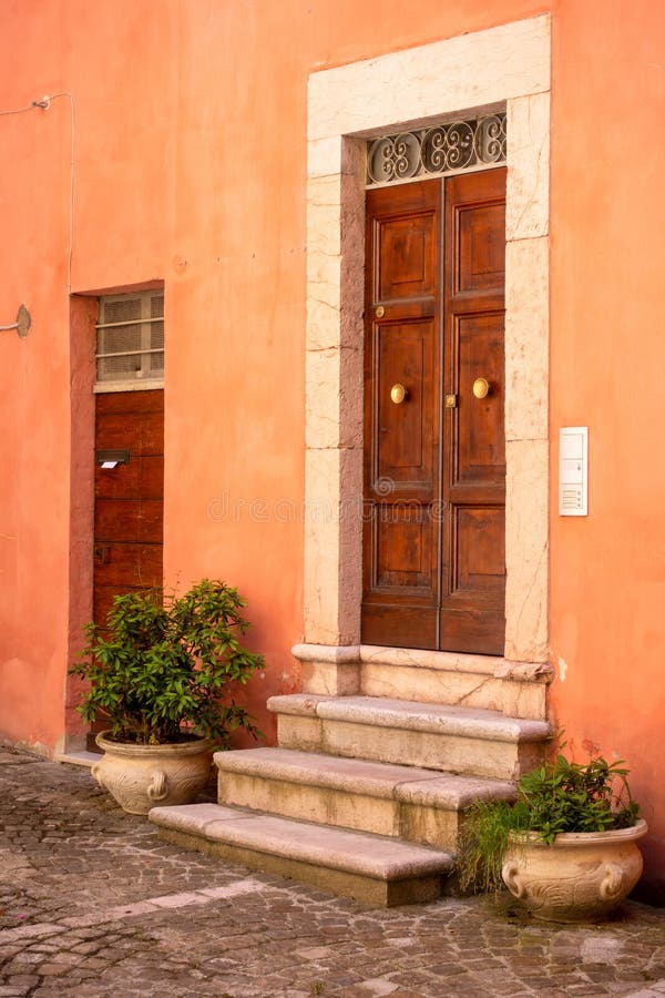 Typical Italian City Street Stock Image - Image of colorful, facade ...