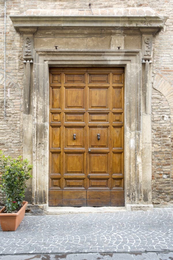 Typical italian door stock photo. Image of decoration - 73084688