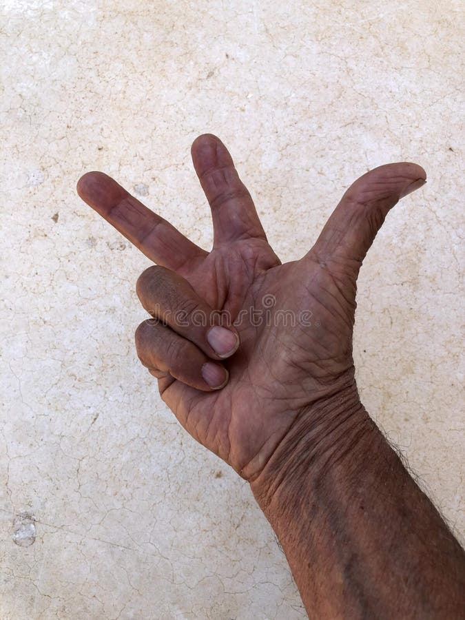 Typical Italian Hand Gestures for Communication Stock Photo - Image of ...