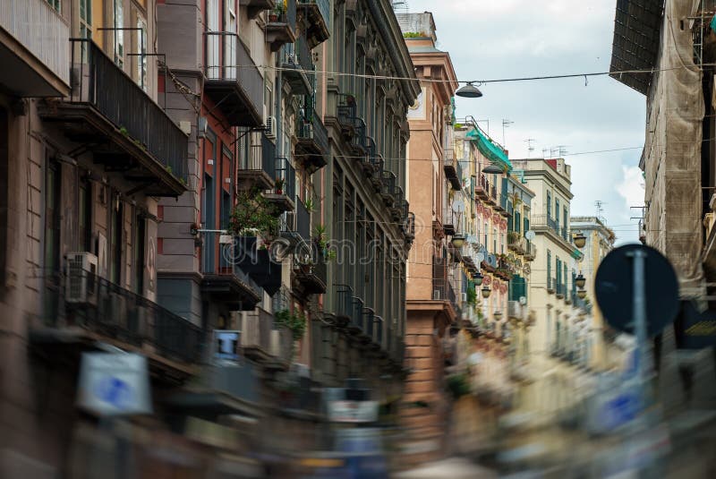 Typical italian street stock image. Image of house, italy - 254346577