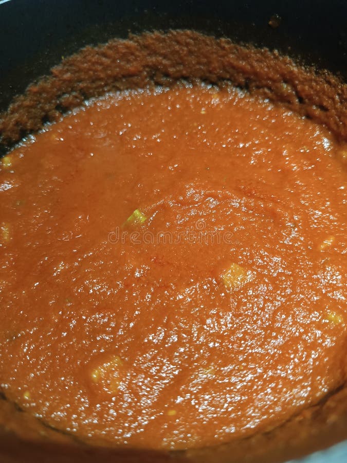 Typical Italian Tomato Sauce with Tomato Sauce and Diced Vegetables ...