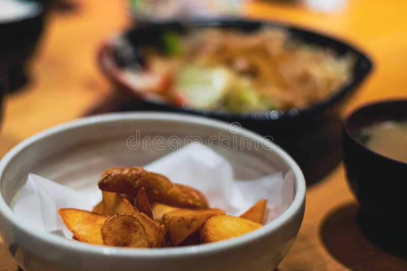 Typical Japanese Breakfast. Japanese Cuisine,japanese Set Meal Stock ...