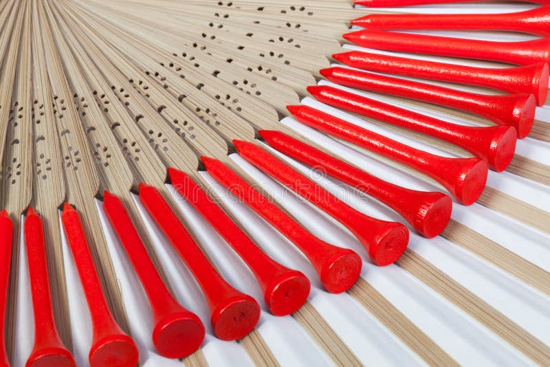 Typical Japanese Hand Fan Made Stock Image - Image of material, objects ...