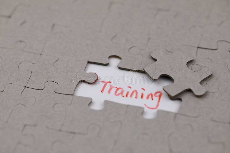 A Typical Jigsaw Puzzle with Training Stock Photo - Image of regulation ...