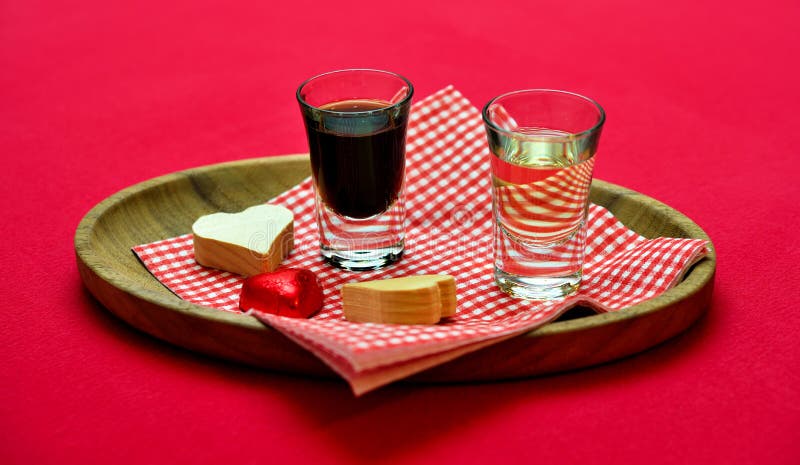 White Grappa and Blueberry Liqueur Stock Photo - Image of alto ...