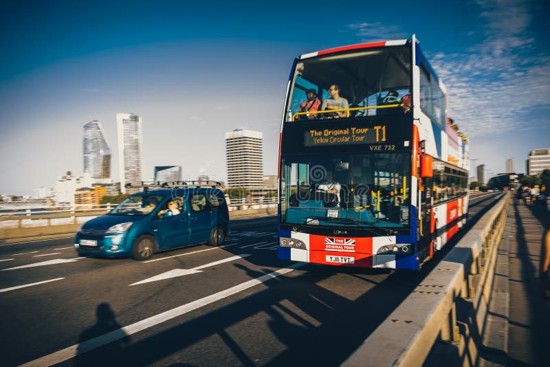 Typical London Bus in England, UK. Editorial Image - Image of kingdom ...
