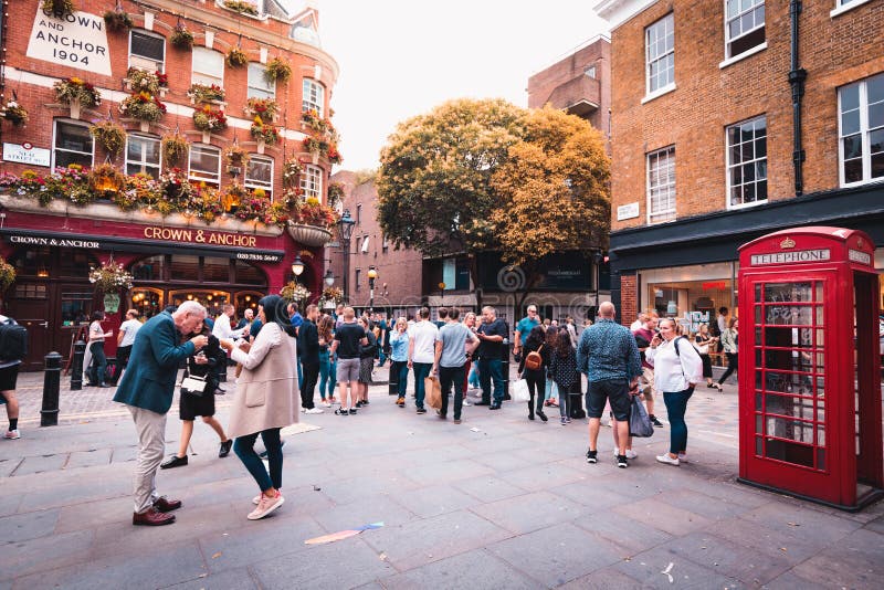 Typical London street editorial photo. Image of culture - 155884226