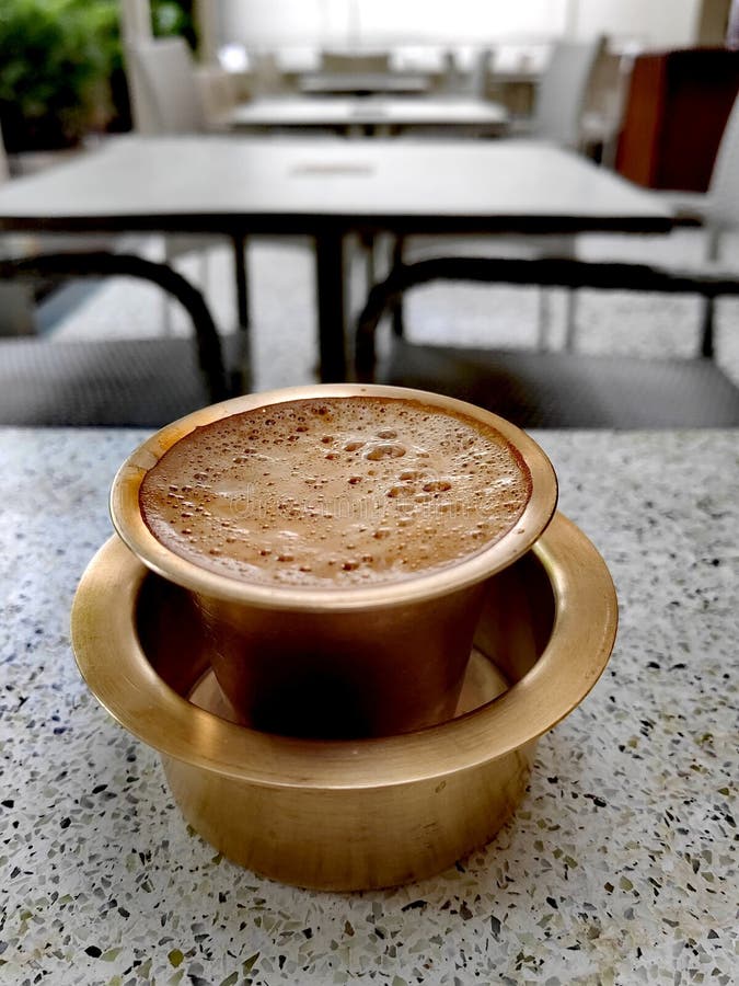 Typical Madras Filter Coffee. Stock Image - Image of typical, madras ...
