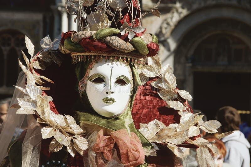 Typical Mask of the Venice Carnival Editorial Image - Image of ancient ...
