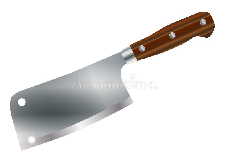 Typical Generic Butchers Meat Cleaver Stock Illustrations – 2 Typical ...