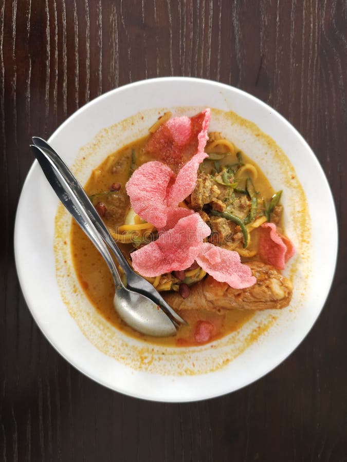 Typical Medan Lontong Breakfast Menu Stock Photo - Image of medan, menu ...