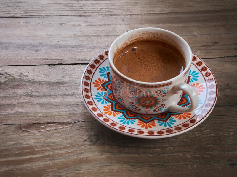 A Typical Middle Eastern Coffee Dish Mixed with Several Types of Spices ...
