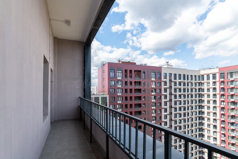 The Typical Modern Panel Residential Building, Russia Stock Image ...