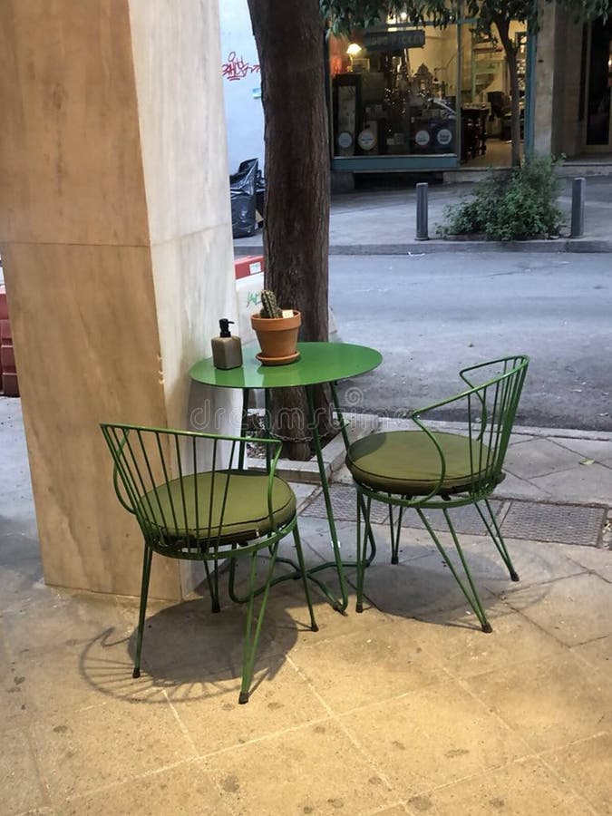 A Typical Niche for a Quiet Drink in Paris Stock Image - Image of drink ...