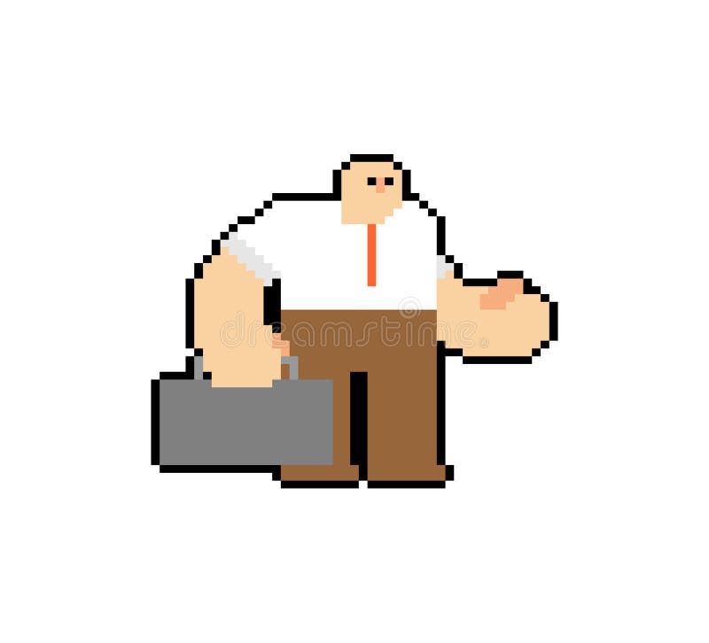 8 Bit Pixel Businessman Stock Illustrations – 48 8 Bit Pixel ...