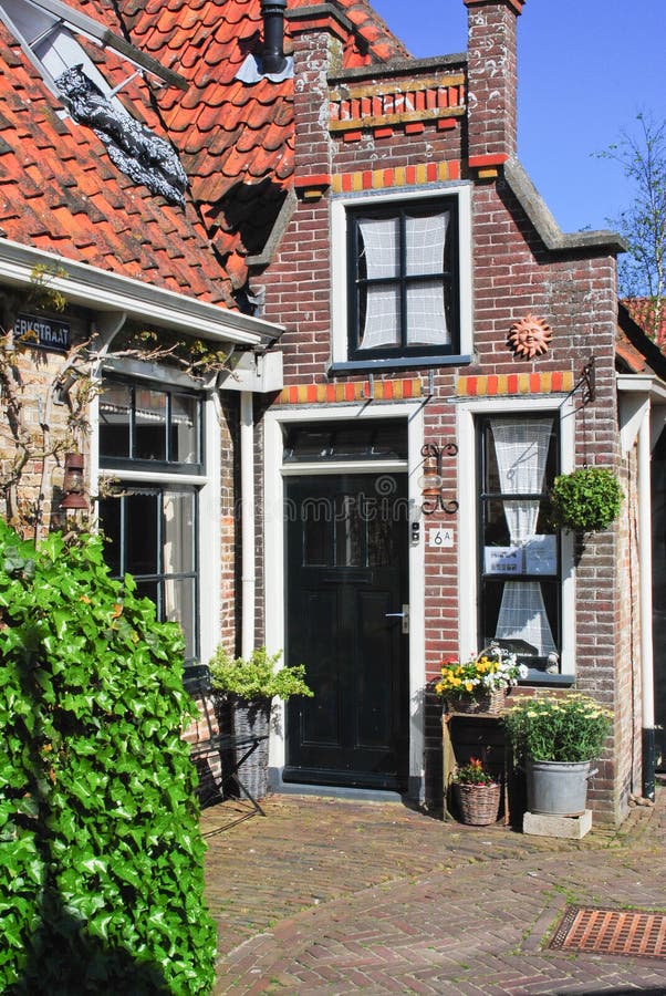 Typical old Dutch house stock photo. Image of brick, dutch - 39747998